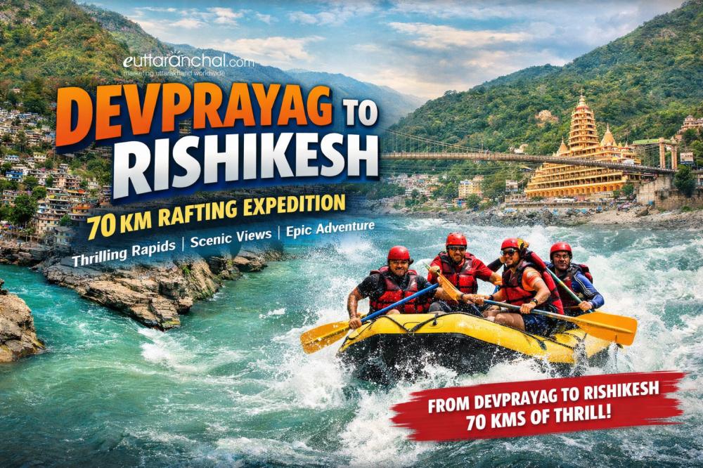 Devprayag Rafting Expedition - Devprayag to Kaudiyala to Rishikesh 70 ...