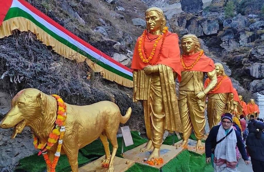 Statues of the Pandavas in Mana Village – Uttarakhand Tourism